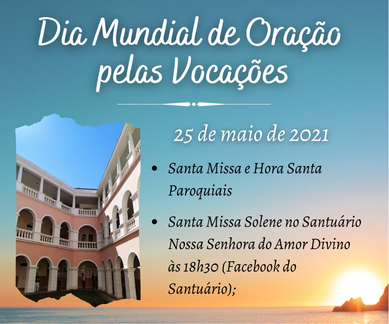 Diocese Celebra Dia Mundial De Oração Pelas Vocações Comunidade Mãe